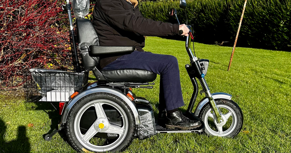 TGA scooter keeps retired firefighter rambling with MS - TGA Mobility