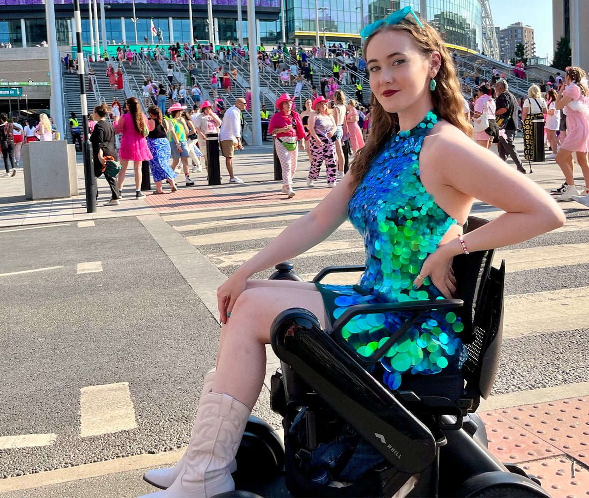 "Wembley Stadium with the Whill powerchair" Georgina's blog - TGA Mobility